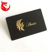 China Stainless Steel Matte Black And Gold Business Cards Different Background Coated for sale