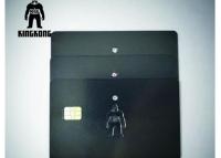 China Steel Diamond Inlay Metal RFID Card With Contact Chip Customized Logo for sale