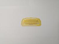 China OEM Logo Custom Metal Bookmarks High Glossy Mirror Finished  Through Carved for sale