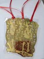 China Decore Animals  Custom Metal Bookmarks  For Books , Golden Mirror  Metal Book Page Markers for sale