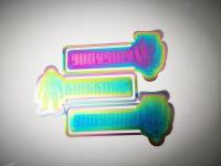 China Rainbow Colored Custom Engraved Metal Bookmarks Stainless Steel  KINGKONG for sale