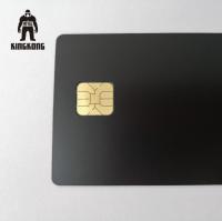 China Personalised Custom Metal Membership Cards With IC Contact Chip 0.84mm Thickness for sale