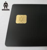 China Personalised Custom Metal Membership Cards With IC Contact Chip 0.84mm Thickness for sale