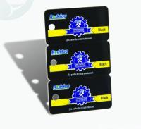 China Unique Square Plastic PVC Business Cards 3-in-1 0.3mm-1.0mm Thickness for sale