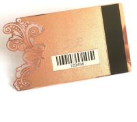 China Brushed Gold Metallic Embossed Business Cards  Popular Creative Business Gift for sale