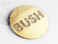 China Gold Plated Printable Metal Business Cards With Brush Effect Different Background for sale