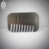 China High Gloss Plain Waterproof Mirror Business Cards Metal Stainless Steel Engraved for sale