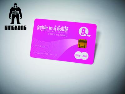 China Neon Printing Plastic Business Cards With Chip Magnetic Stripe Hot Stamp Emboss Number for sale