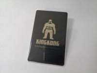 China Luxury Stainless Steel Matte Black Background Metal Business Member Card 85x54mm for sale