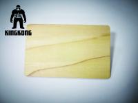 China Custom Engraved Fir / Maple / Cherry Wood Business Member Card With Silk Screen Printing for sale