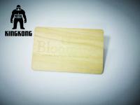 China 1K IC Chip Wooden RFID Cards With Engraving Silkscreen Printing for sale