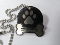 China Wholesale Custom Stainless Steel Pet ID Tags Custom Metal Design Logo Dog Tags for sale