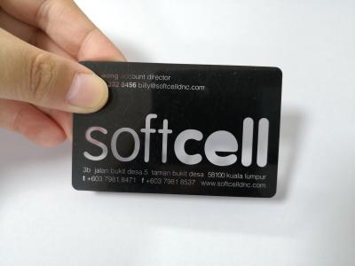 China 85.6x54x0.5mm PVC Clear Business Member Cards With Color Printing for sale