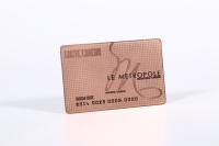 China Custom Stainless Steel Metal Membership Card For Business Glossy Finish for sale