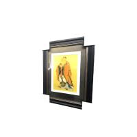 China Square Decor Gold Framed Wall Art For Bedroom 500 x 700mm Contemporary for sale