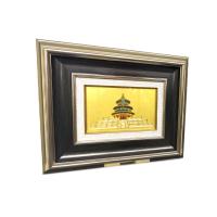 China Square Decor Gold Framed Wall Art For Bedroom 500 x 700mm Contemporary for sale