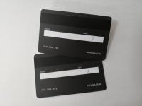 China Silver Metallic PVC Business Cards With Glossy UV Customized Logo for sale