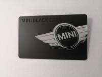 China Matte Black PVC Member Card With Glossy UV Printing HiCo Magnetic Stripe White Signature for sale