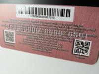 China Frosted PVC Business Cards With Barcode Hot Stamp Gold Foil Emboss Number for sale