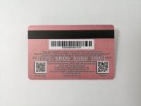 China Frosted PVC Business Cards With Barcode Hot Stamp Gold Foil Emboss Number for sale