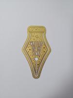 China Shiny Finishing SS Custom Metal Bookmarks 3D , 2D , Flat Double Or Single Side for sale