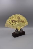 China OEM Metal Folding Fan Cutting Dies Stainless Steel Hand Fans Cut Out Pattern for sale