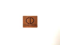 China Custom Size Copper Brushed Brand Label Tags Metal Plaque Adhesive Plate Engraved for sale