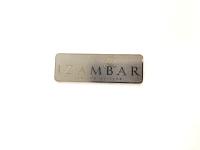 China Durable Metal Label Plates , Stainless Steel Bag Or Clothing Name Plate Brand Tag for sale