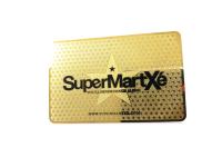 China 0.3mm Thickness SS Metal Business Name Cards Customized Luxury Gold Plated for sale