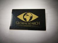 China Personalised Gold Metal Business Cards With Black Color Silk Screen Printing for sale