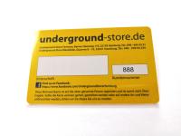 China Eco Custom Printed PVC Cards With Silkscreen Gold Metallic Finish Serial Number Signature for sale