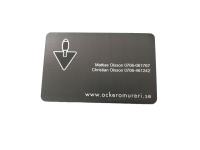 China Metal Plate Etching Stainless Steel Business Cards With Matte Surface for sale