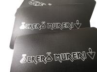China Metal Plate Etching Stainless Steel Business Cards With Matte Surface for sale