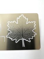 China Glossy Custom Metal Bookmarks Cut Out / Etching Printing Logo Stainless Steel Bookmark for sale