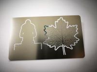 China Glossy Custom Metal Bookmarks Cut Out / Etching Printing Logo Stainless Steel Bookmark for sale