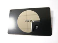 China Silver Glossy Mirror Business Cards / Supermarket Etching Metal Card for sale