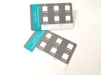 China Personalised PVC Business Cards With Writting Area For Lottery / Shop for sale