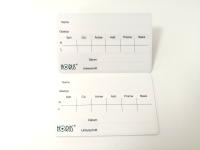 China Personalised PVC Business Cards With Writting Area For Lottery / Shop for sale