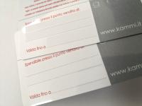 China Personalised PVC Business Cards With Writting Area For Lottery / Shop for sale