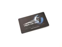 China Customized Mold Die Cut PVC Business Cards With Full Color Printing 85x45mm Irregular Shape for sale