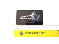 China Customized Mold Die Cut PVC Business Cards With Full Color Printing 85x45mm Irregular Shape for sale