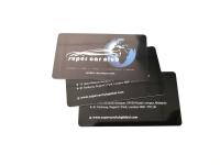 China Customized Mold Die Cut PVC Business Cards With Full Color Printing 85x45mm Irregular Shape for sale