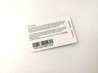 China Sublimation Plastic Custom PVC Cards Barcode Qr Code Preprinted Round Corner for sale