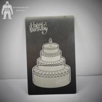 China Invitation  Fancy Aluminum Business Card Blanks Big Party Event Activity Entrance Luxury for sale
