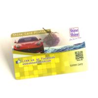 China Clear Hard PVC Plastic Business Cards Printing Standard Surface 85.5x54x0.76mm for sale