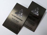 China Metal Stainless Steel Business Cards With Different Background Pattern for sale
