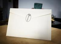 China 250g Envelope Card Holder Paper Christmas / Wedding / Greeting / Birthday Invitation Card Set for sale