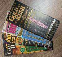 China Customized Printing PVC Paper Scratch Card For Prize / Lucky Draw / Raffle for sale
