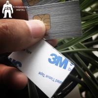 China Polished Stainless Steel Business Cards Name Badge Brand Plate Metal Aluminium Tag With 3M Sticker for sale