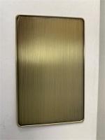 China Custom Brass Bronze Metal VIP Member Cards With Big Chip Slot for sale
